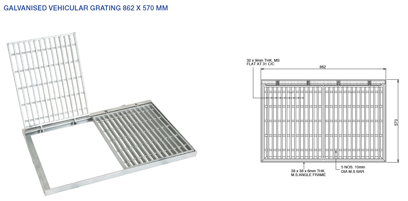 Stainless Steel Grating - DESS